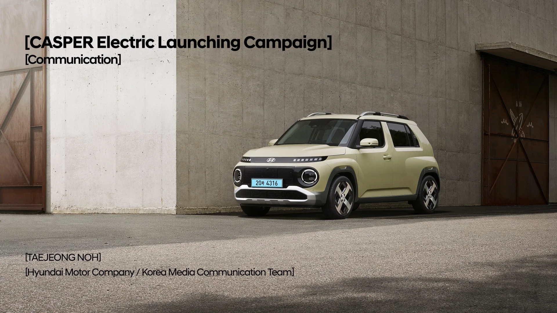 [COM] CASPER Electric Launching Campaign - Korea