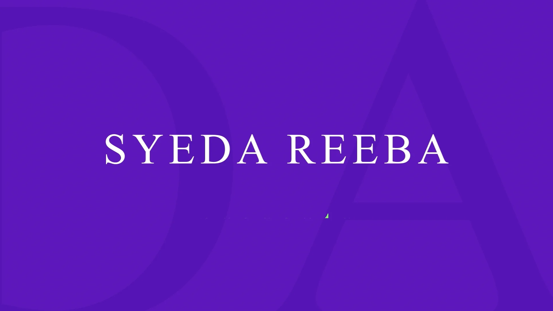 Showreelnew Reeba