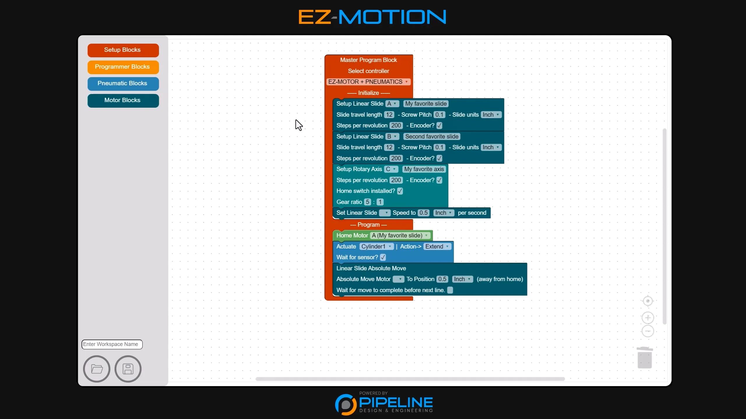 EZ Motion Training - EZ Motor Blocks
