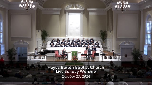 Worship With Us - Hayes Barton Baptist Church