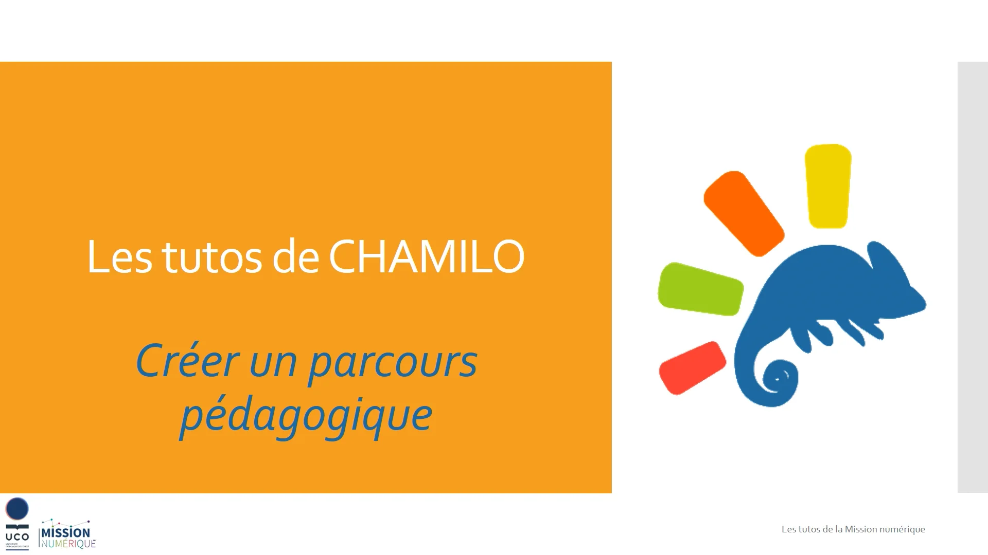 Les tutos de chamilo - Créer un parcours