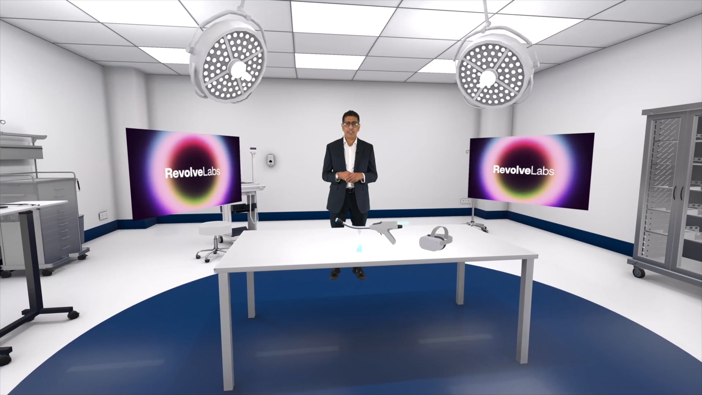 Ircad: Surgical training modules VR mock-up