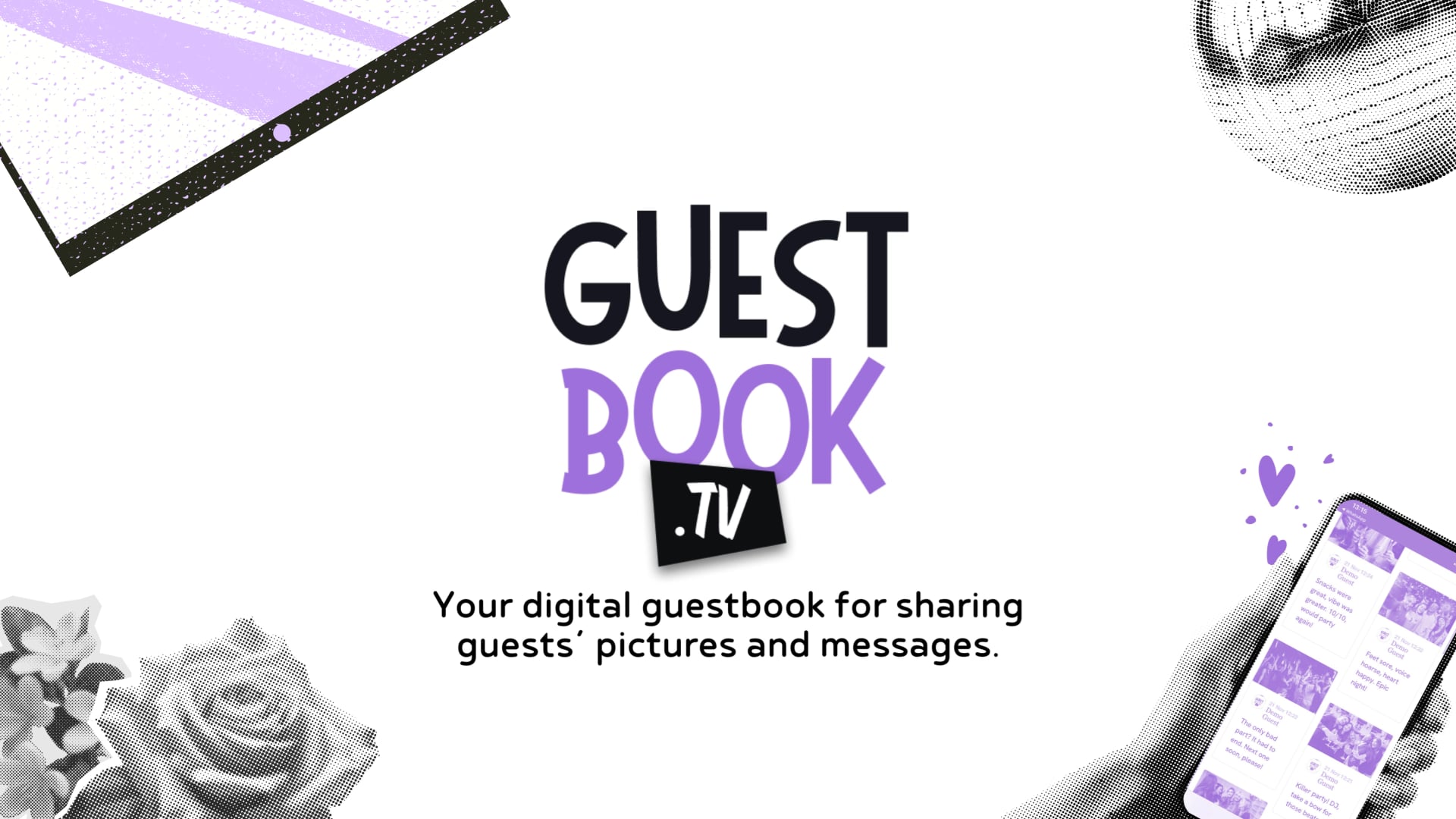 Make Your Event Unforgettable with Guestbook.tv | The Ultimate Digital Guestbook for Events
