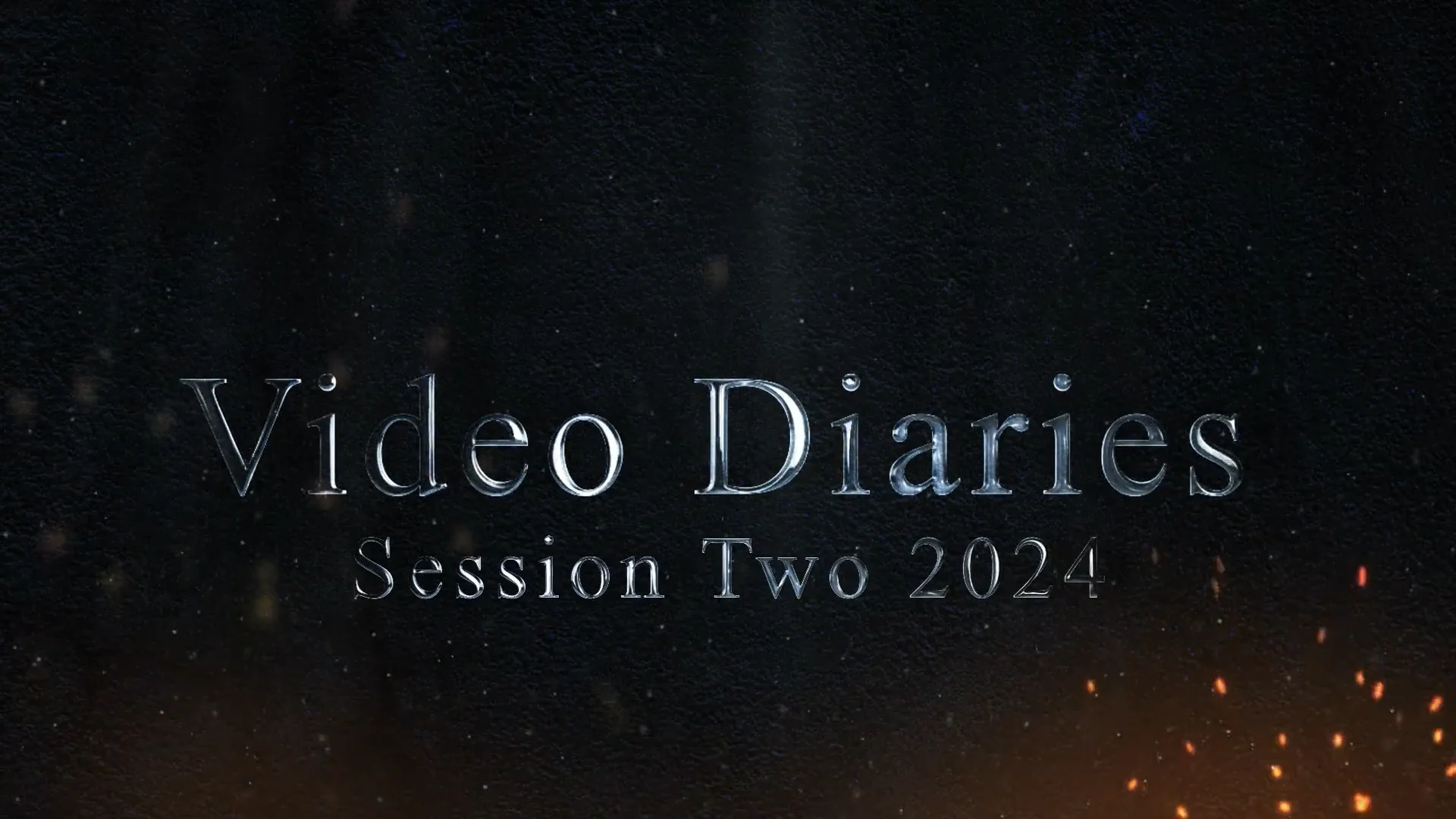 2024 Video Diaries - Session 2