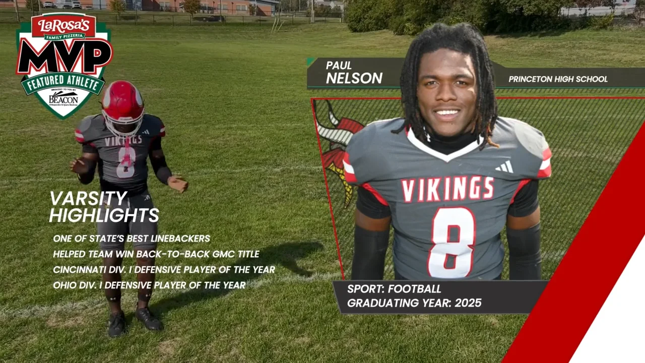PJ Nelson - LaRosa's MVP Athlete of the Week