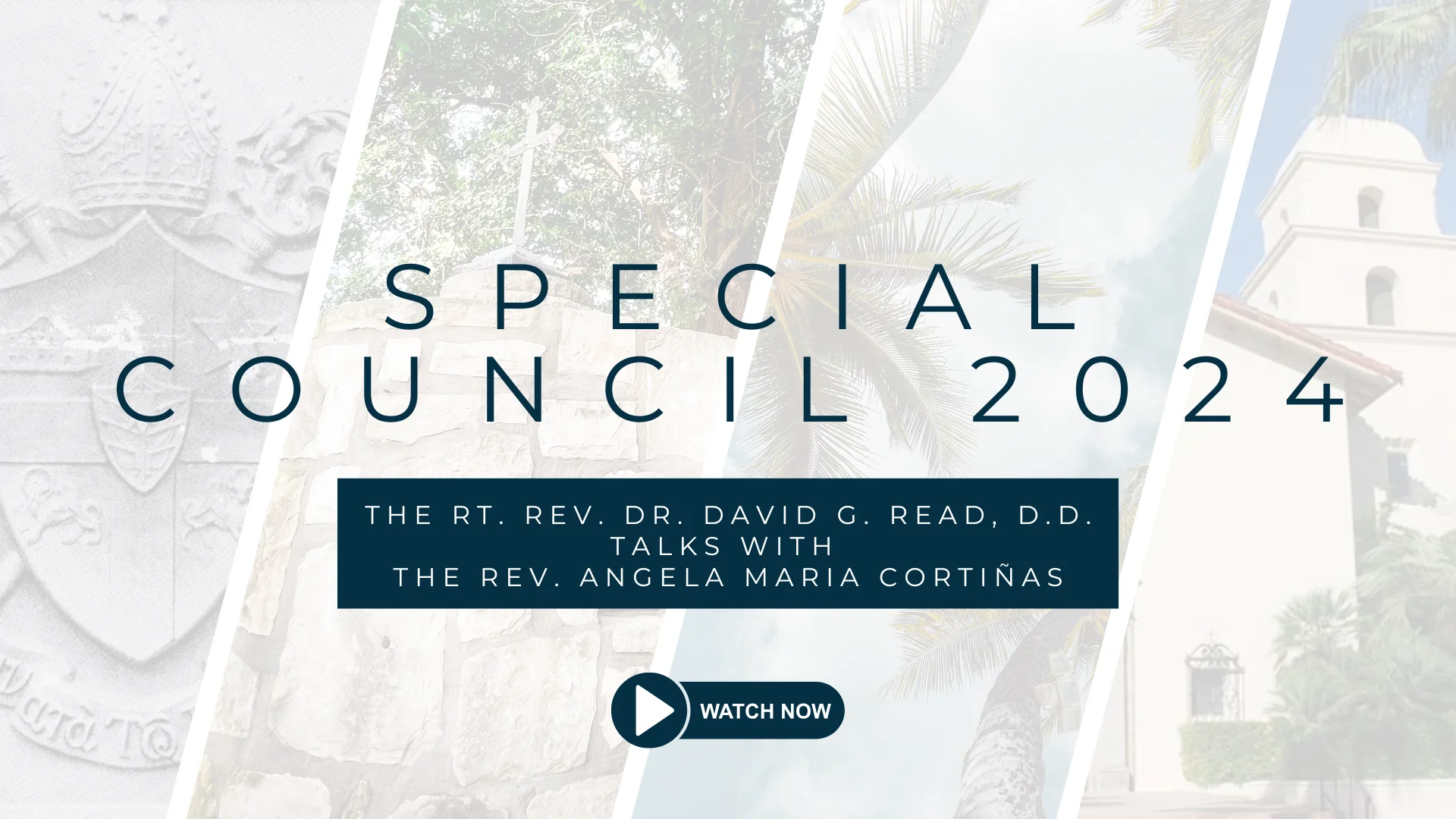 The Rt. Rev. Dr. David G. Read, D.D. talks with The Rev. Angela Maria ...