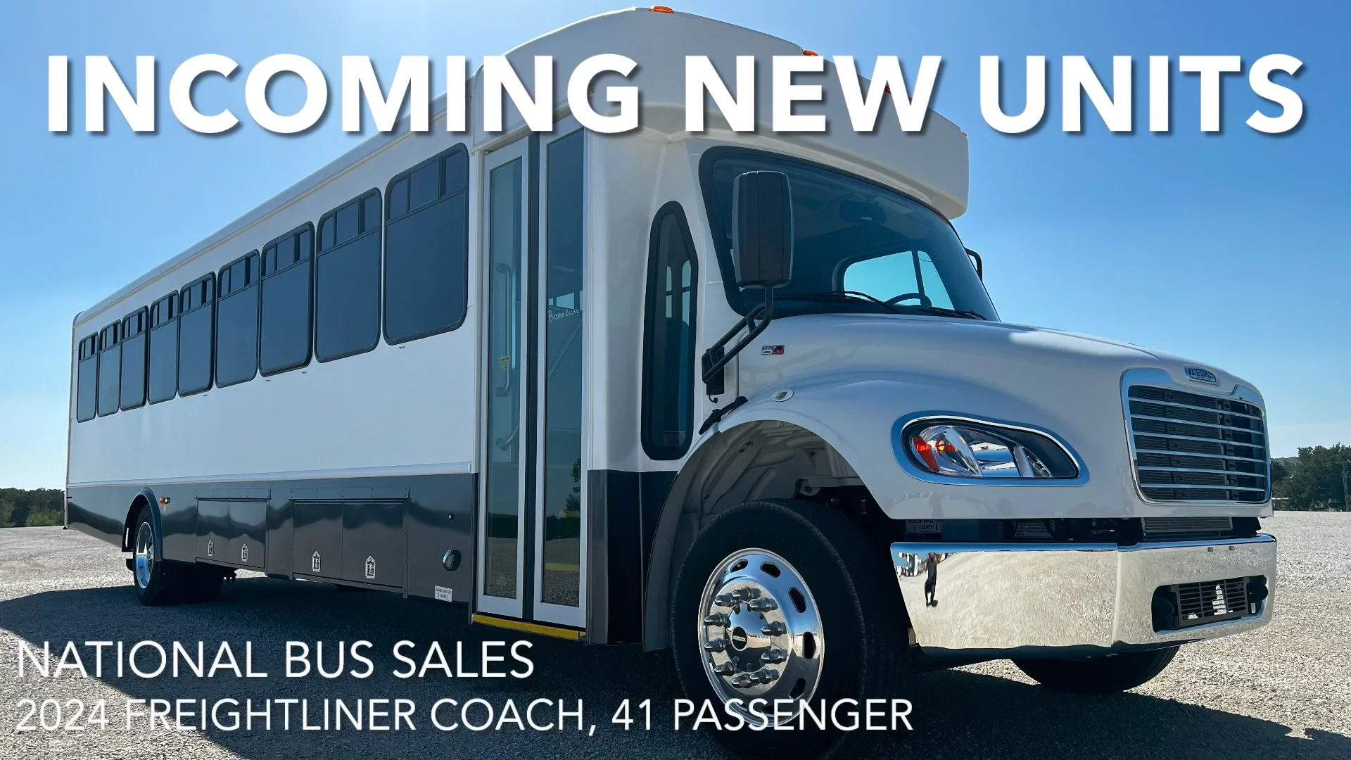 ***INCOMING UNITS*** 2025 Freightliner Coach, 41 Passenger w/ Rear ...