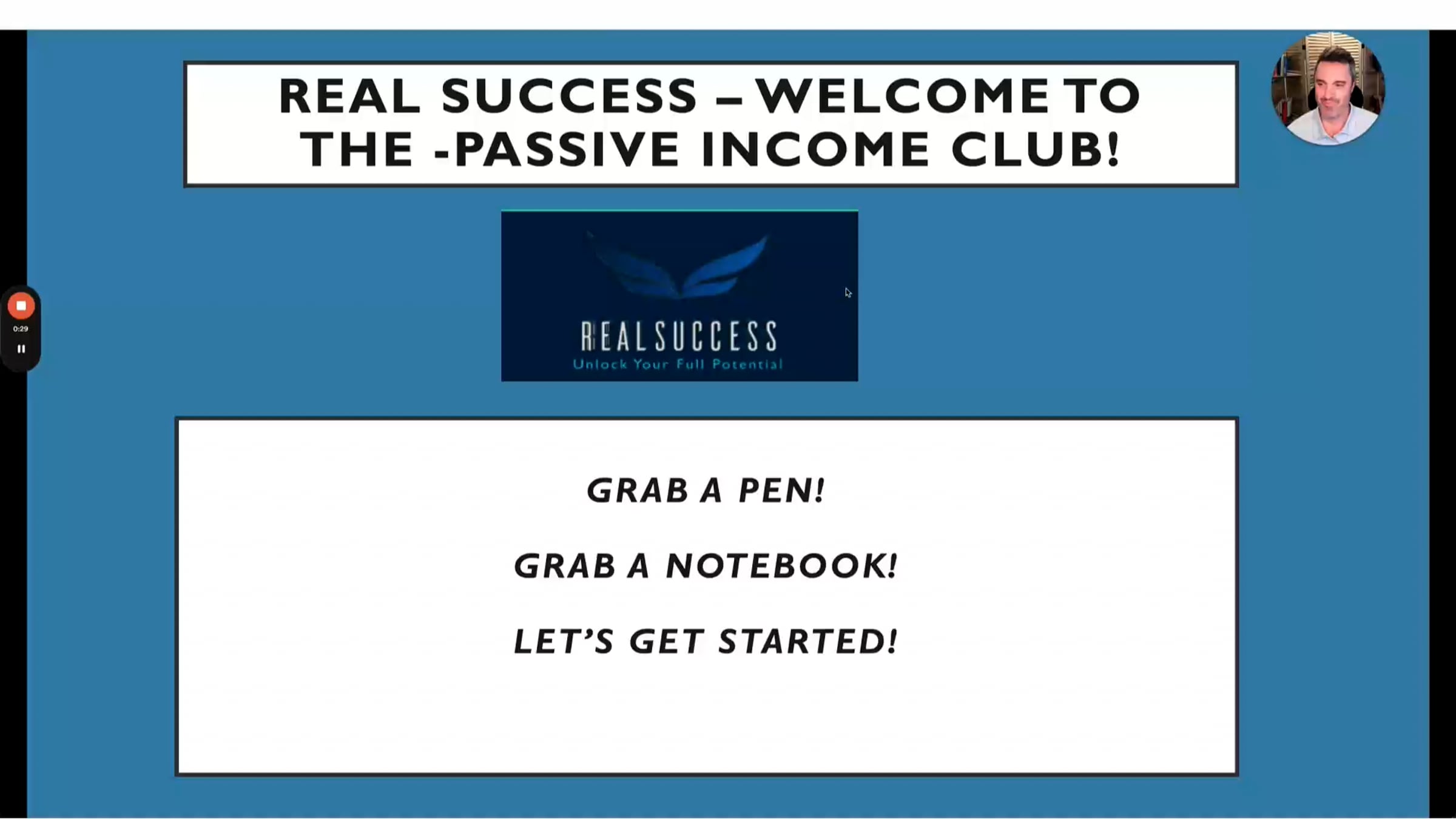 Welcome To The Exclusive Passive Income Club!