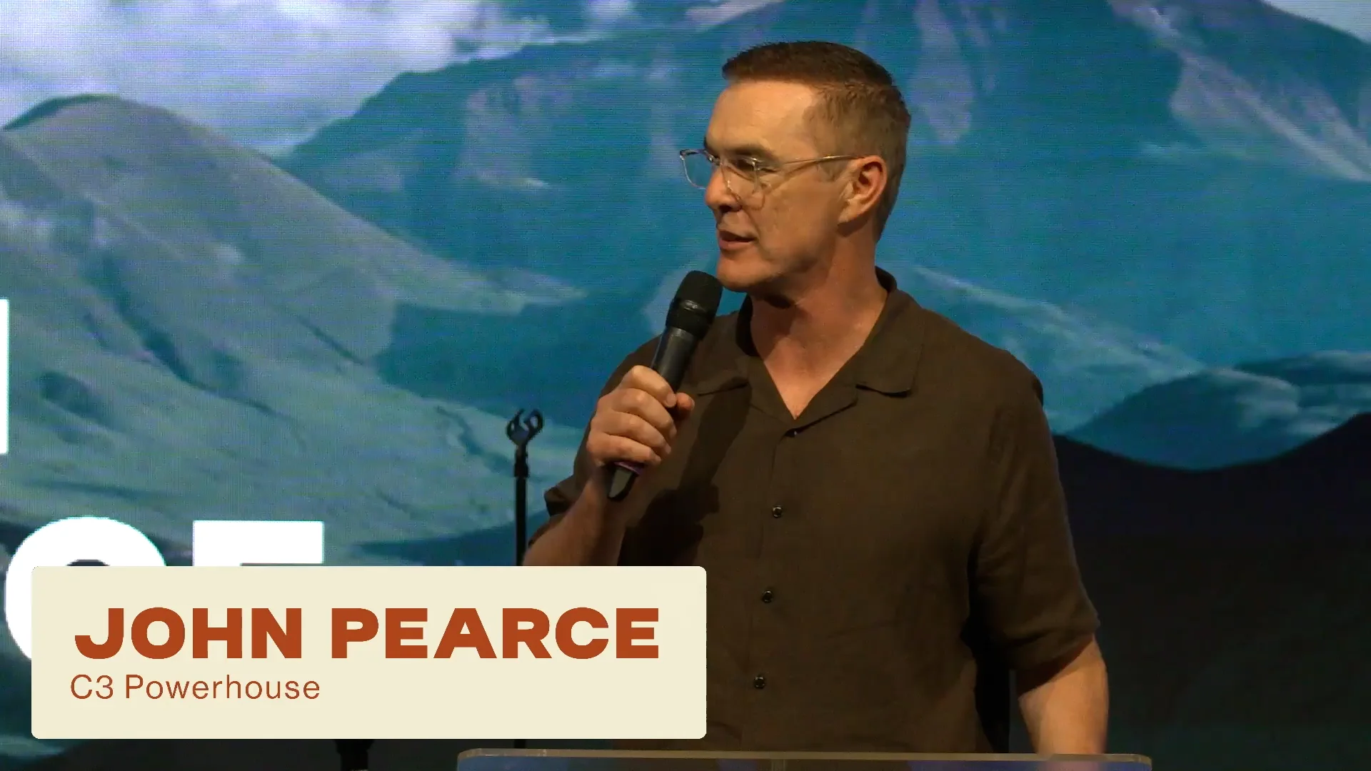 Session 5 - Wednesday AM - Ps John Pearce