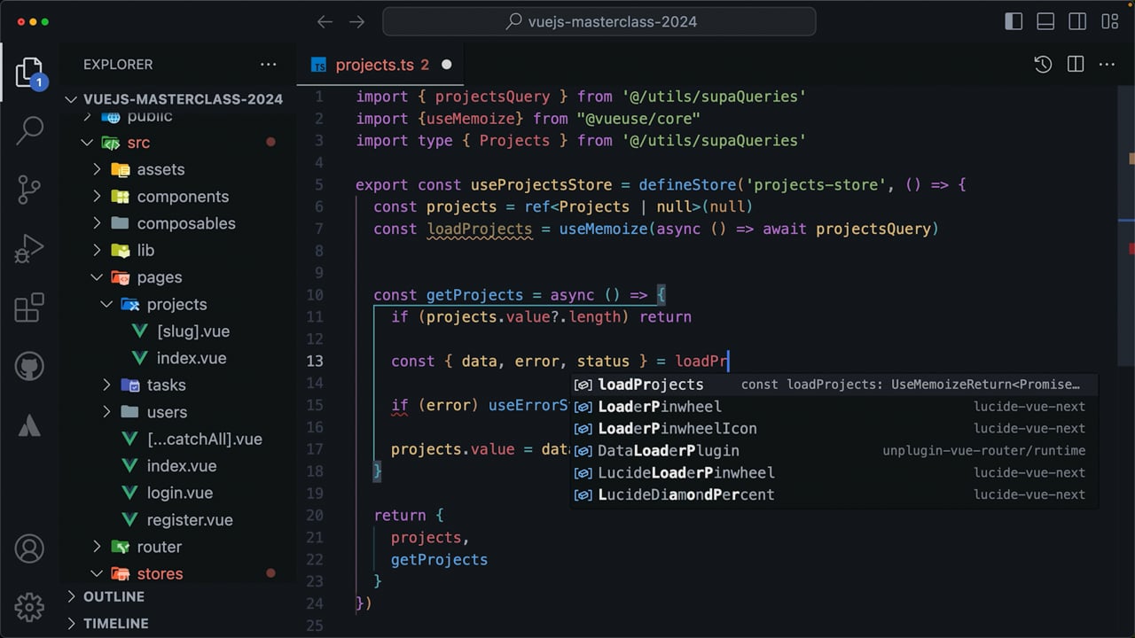Use useMemoize from VueUse to Optimize Pinia Loader Functions - A... Use useMemoize from VueUse to Optimize Pinia Loader Functions - A...
