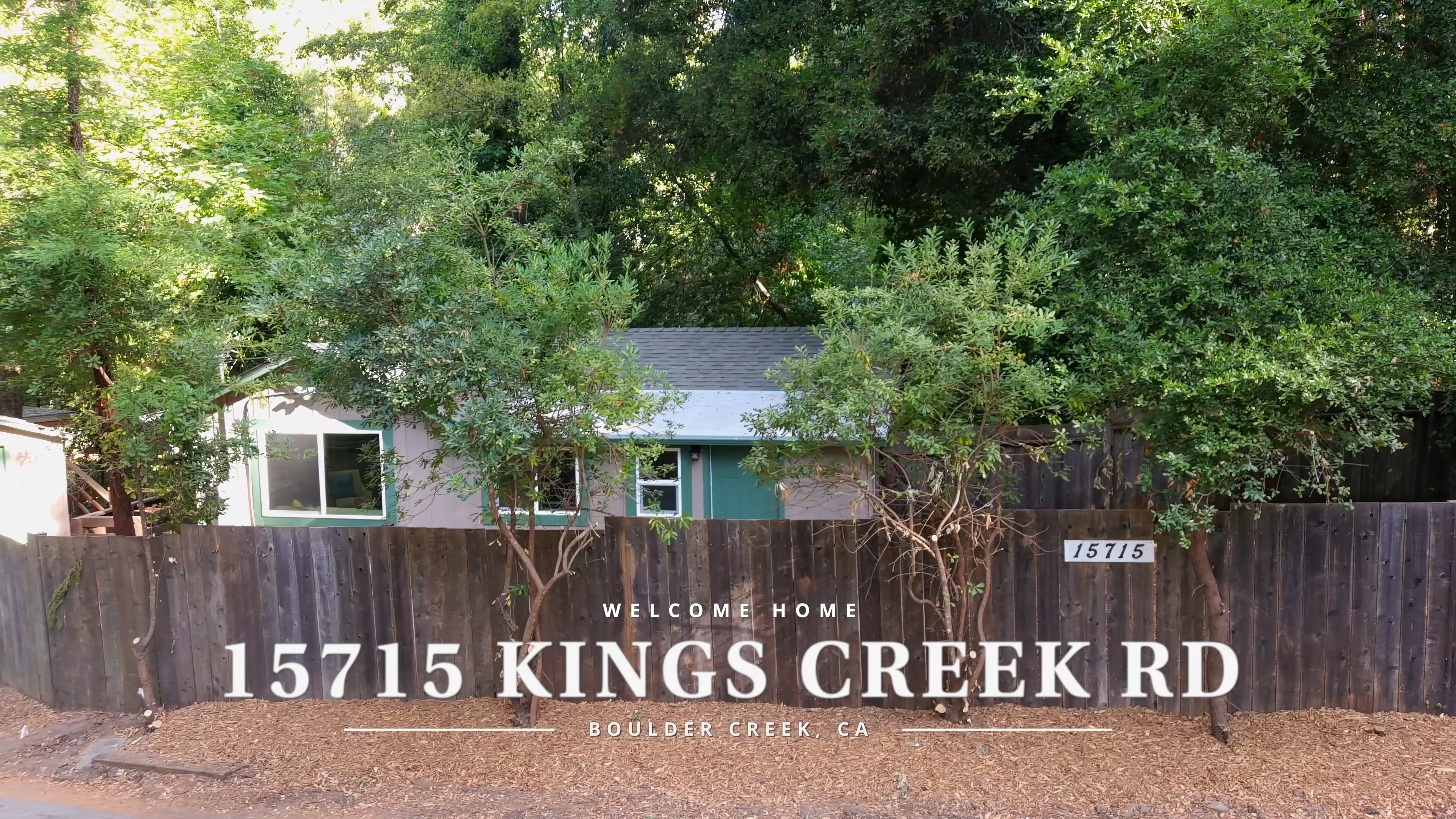 15715 Kings Creek Rd Boulder Creek CA MLS