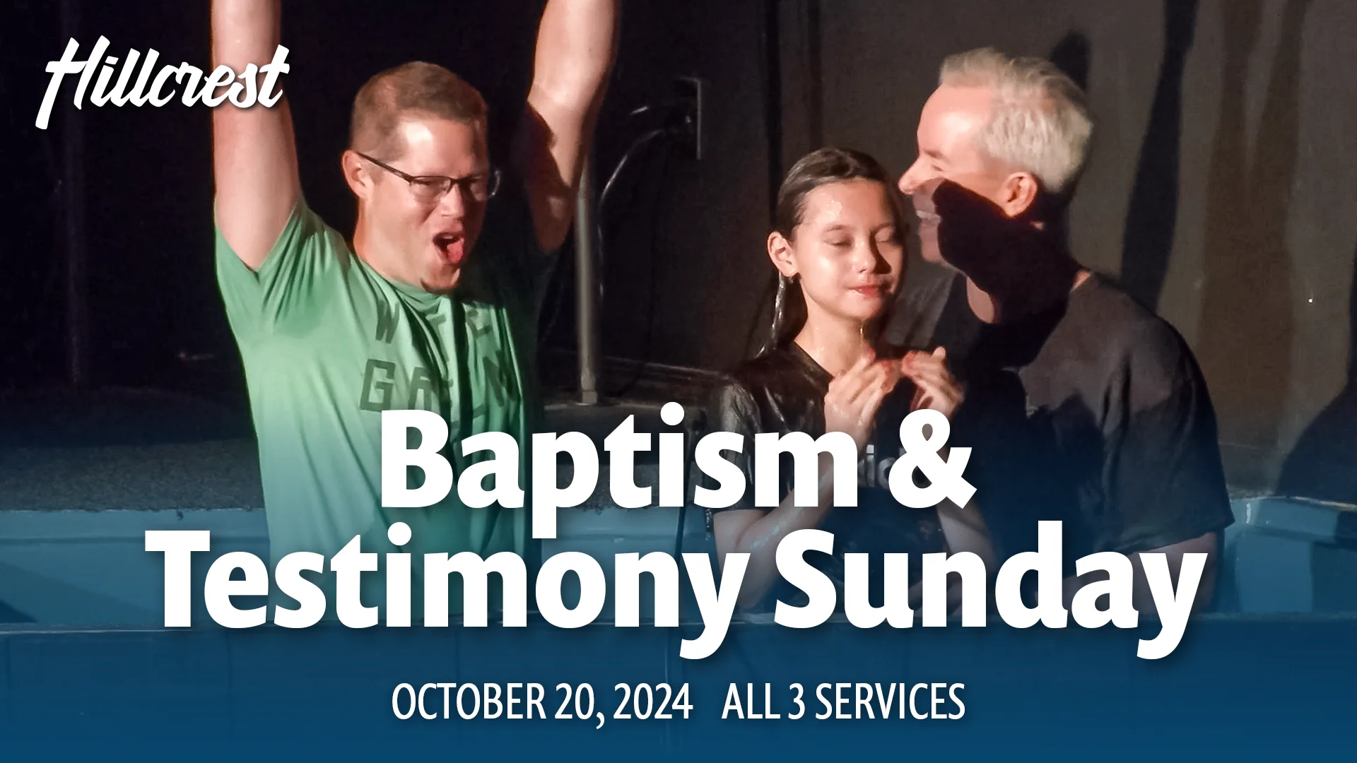 Baptism & Testimony Sunday - Oct. 20, 2024