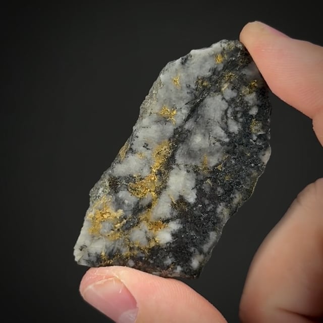 Gold, Stibnite and Quartz slab (rare Canada) | Giant Mine, Yellowknife ...