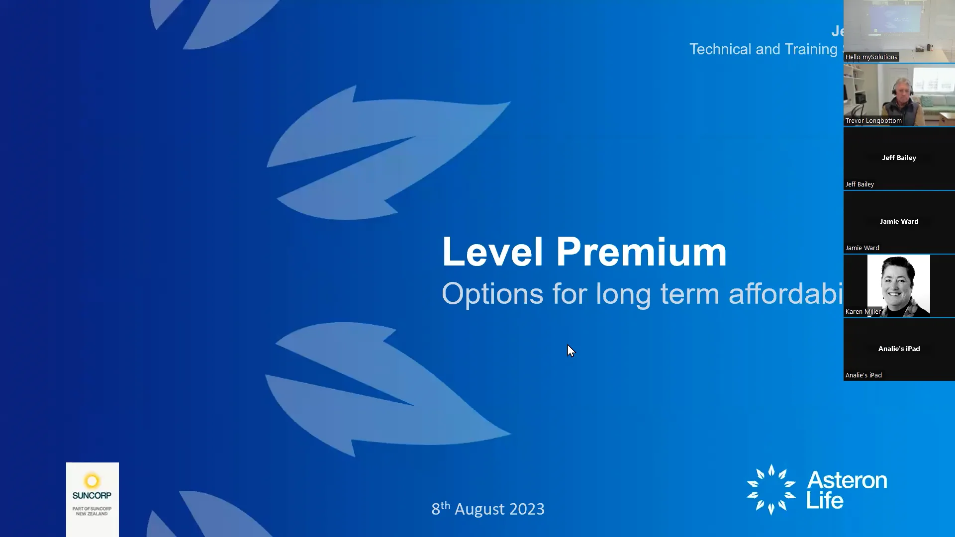 30-10-2024 Jeff Bailey, Asteron Life - Premium Structures