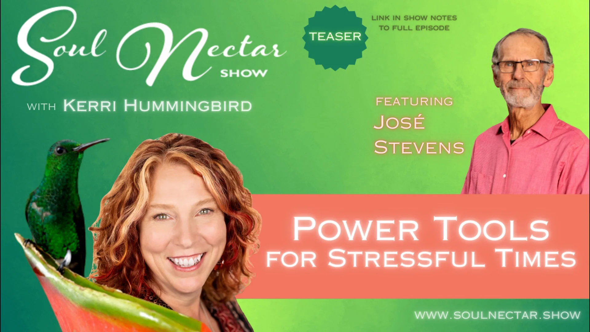 Power Tools for Stressful Times with Jose Stevens [Teaser]