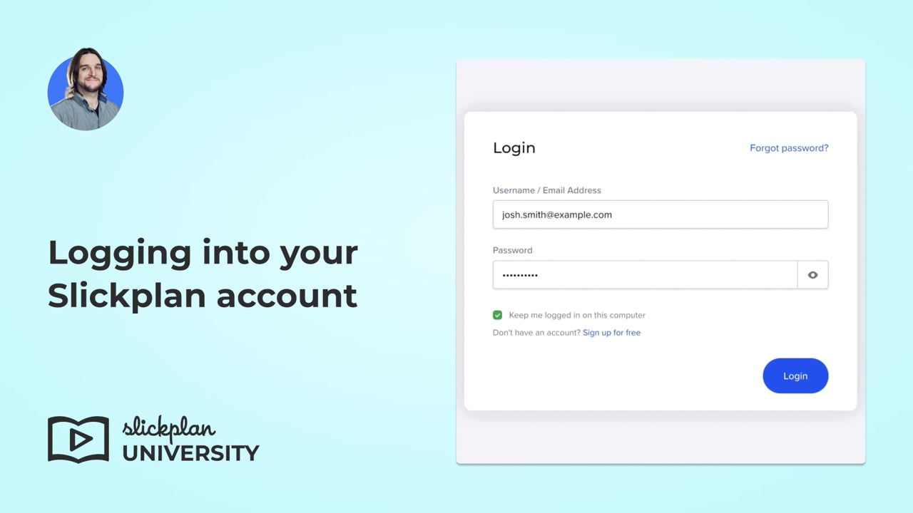 Logging Into Your Slickplan Account | Slickplan