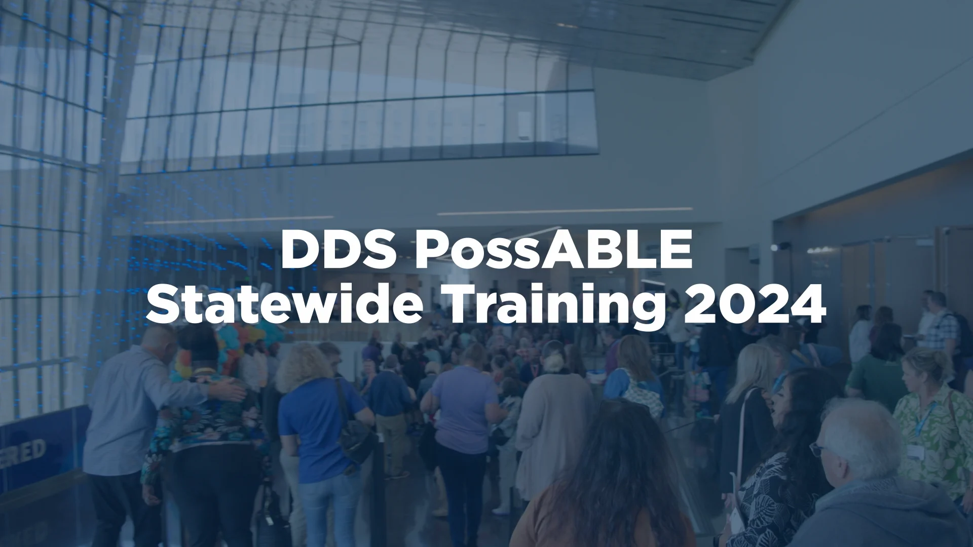 DDS Statewide Training Recap