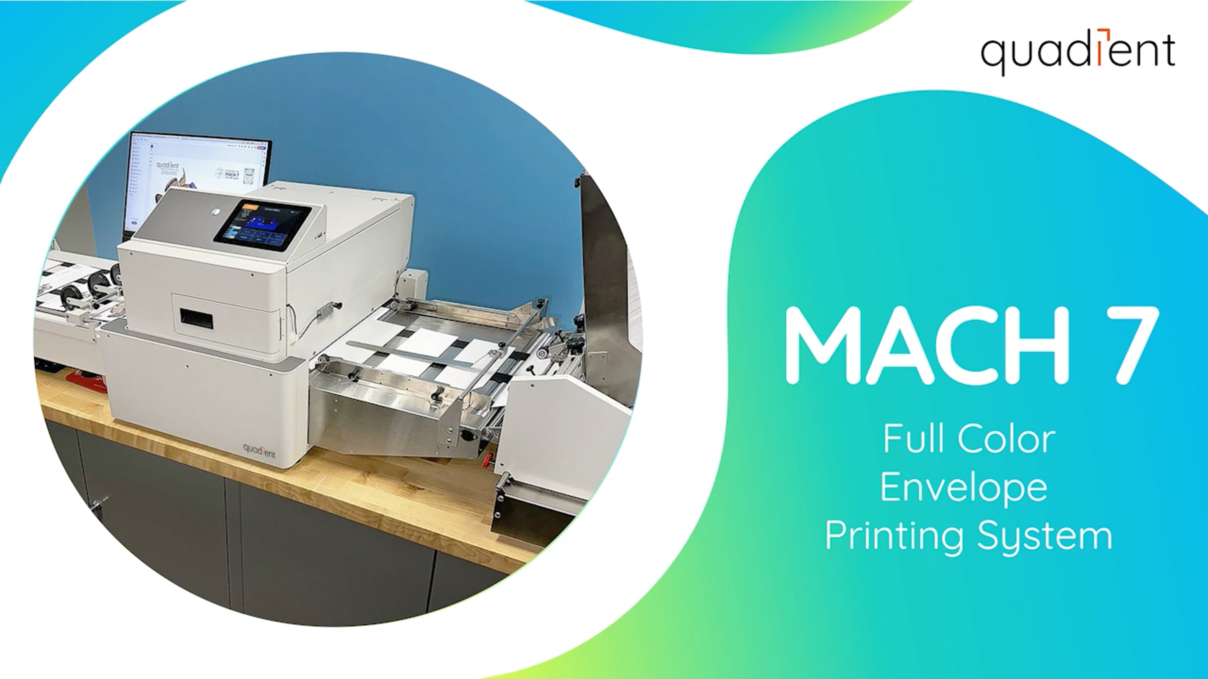 Quadient MACH 7 Full Color Envelope Printing System