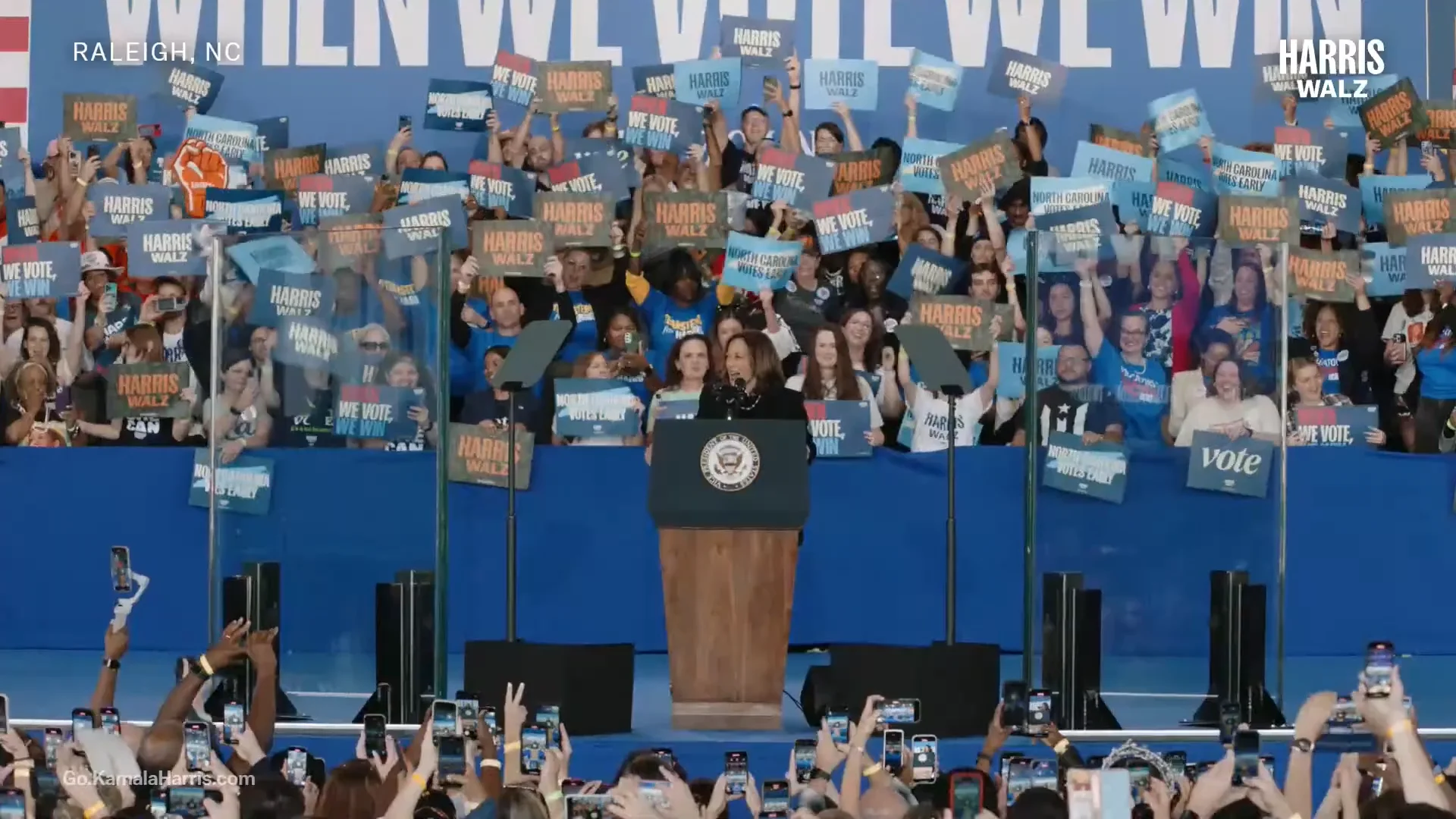 Remarks: Kamala Harris Holds a Campaign Rally in Raleigh, North ...