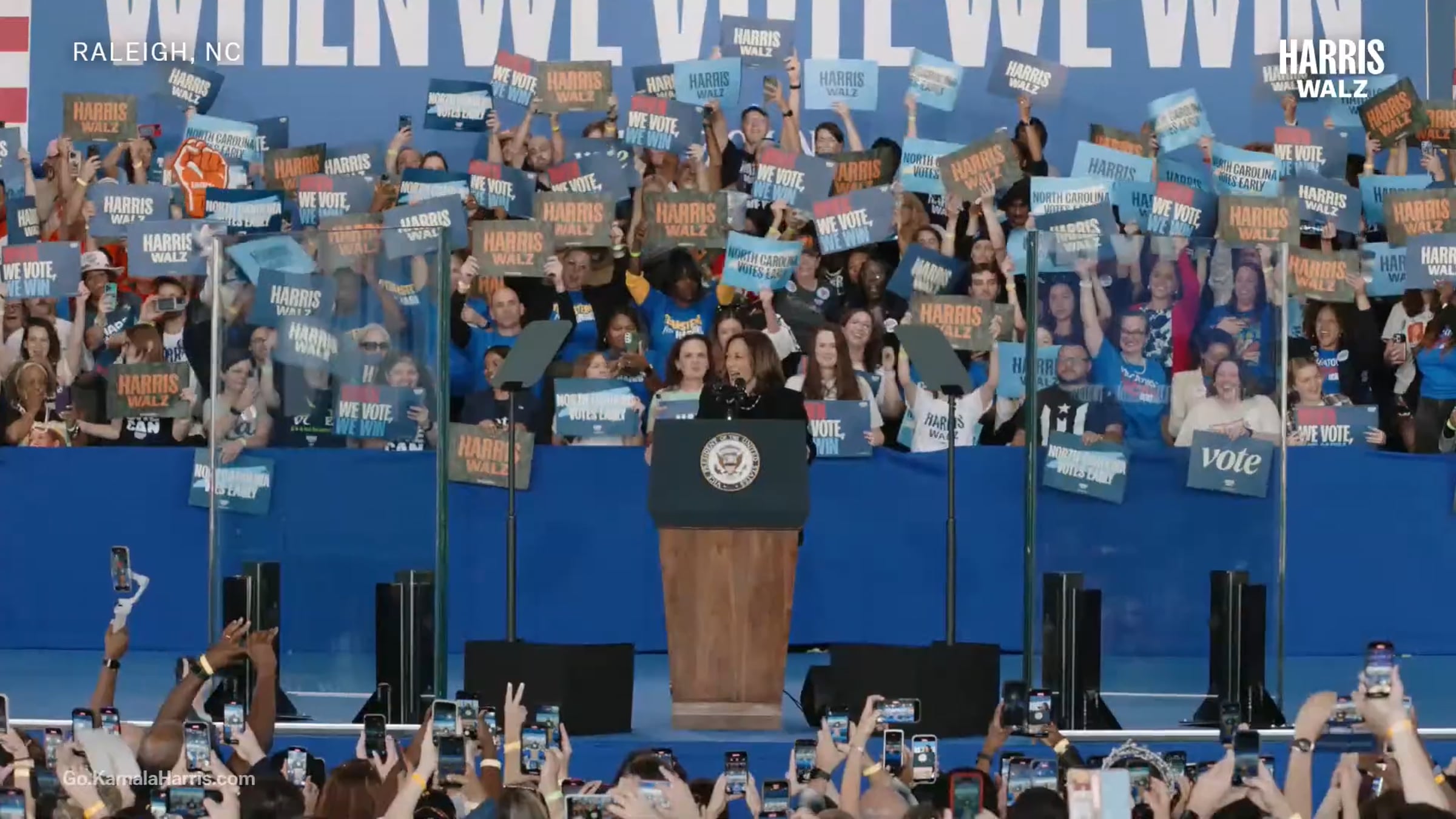 Remarks: Kamala Harris Holds a Campaign Rally in Raleigh, North ...