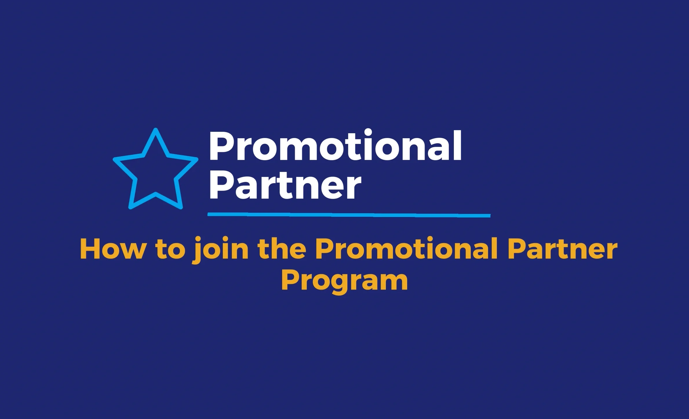 Promotional Partner Program