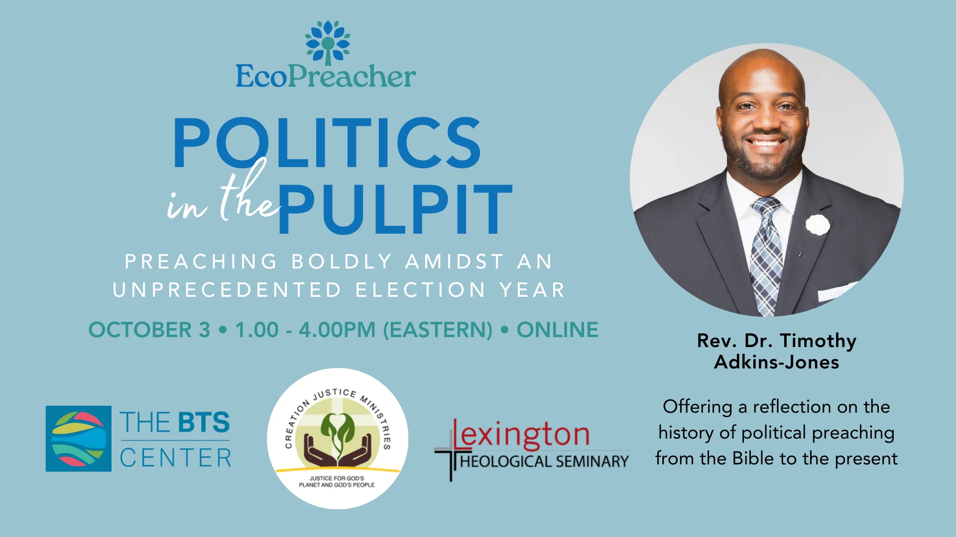 Politics in the Pulpit - Timothy Adkins-Jones v2