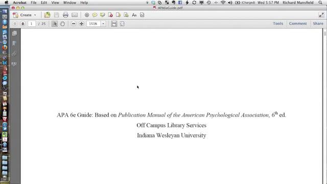 Setting Up APA 6e Headers in Word 2011 (Mac) on Vimeo