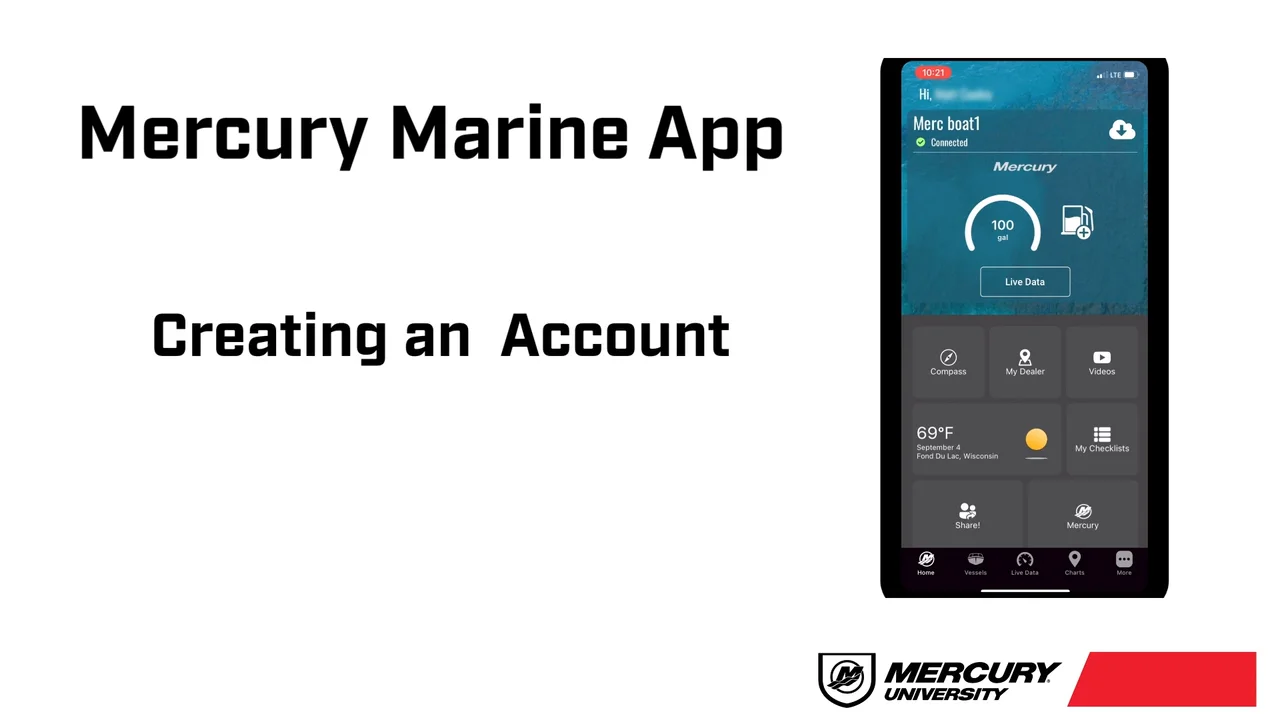 Mercury App 1 - Creating an Account