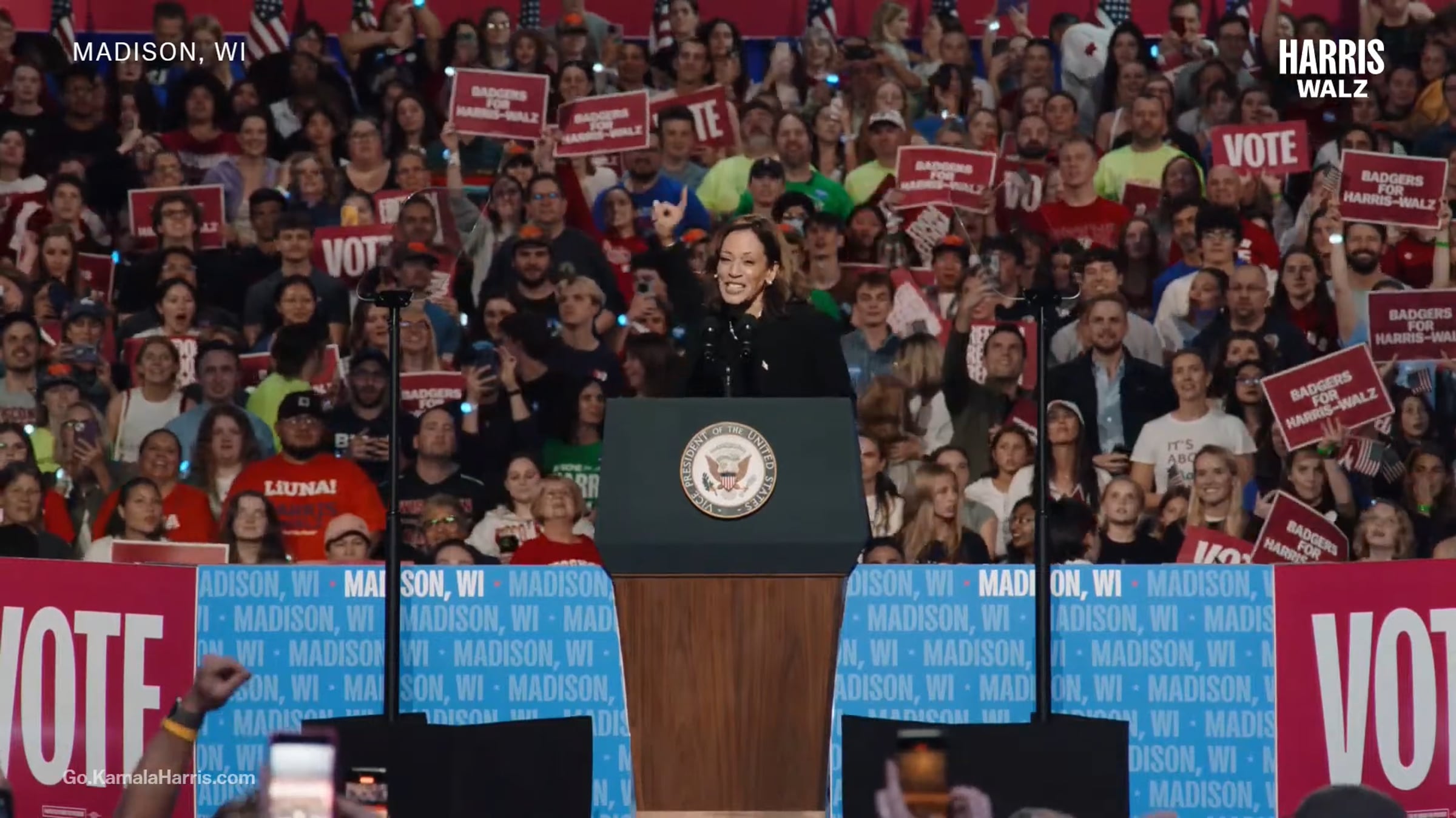 Remarks: Kamala Harris Holds a Campaign Rally in Madison, Wisconsin ...