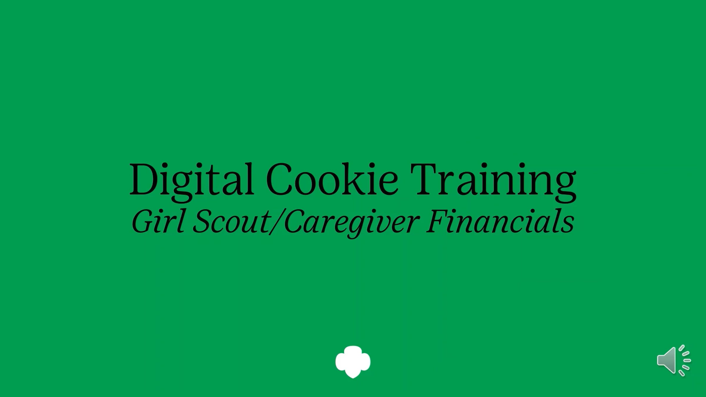 Digital Cookie 2025 Girl Scout & Caregiver My Cookies Financials (ABC)
