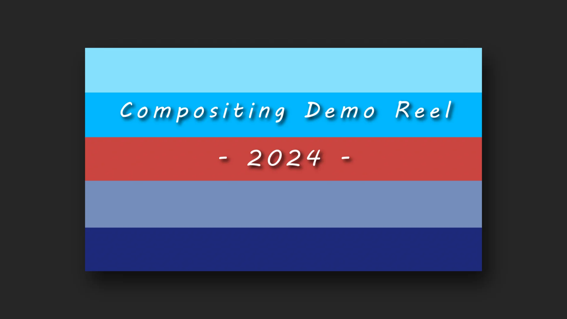 Compositing Demo Reel - 2024