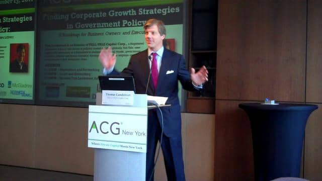 ACG New York Thomas Landstreet Tell-Tale Capital Sept. 13, 2011 ...