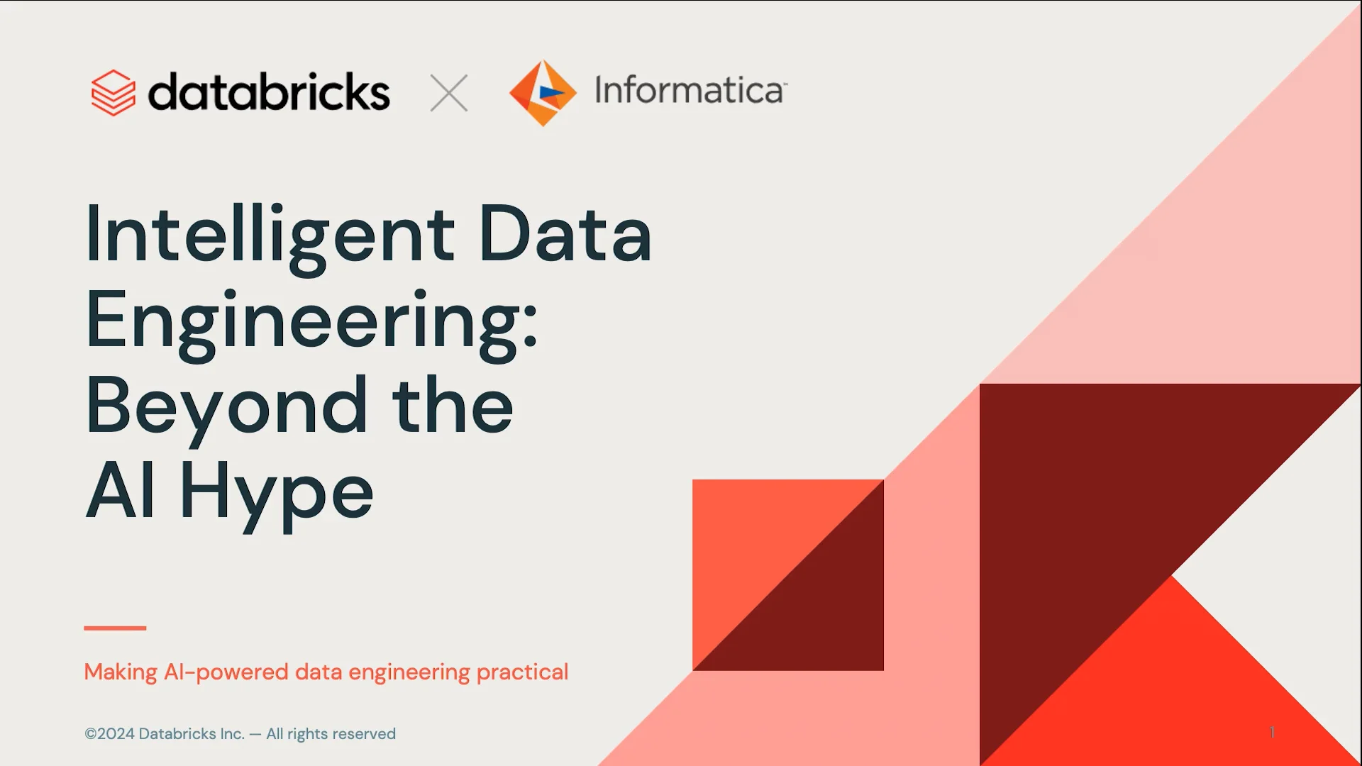 Intelligent Data Engineering: Beyond the AI Hype