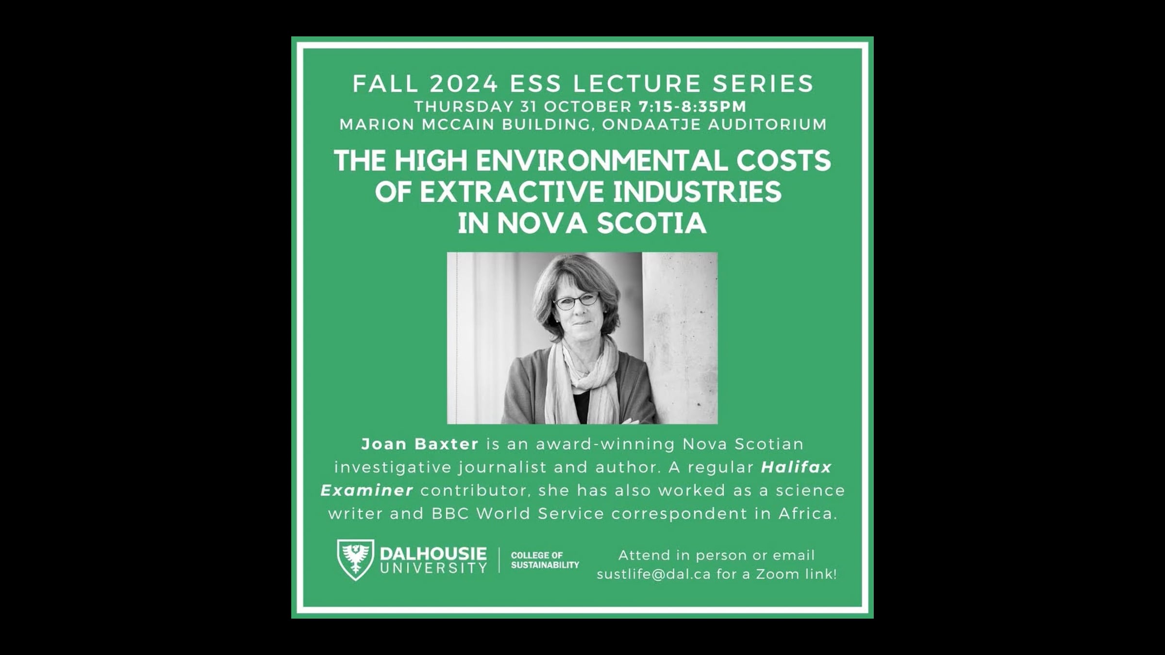 The High Environmental Costs of Extractive Industries in Nova Scotia