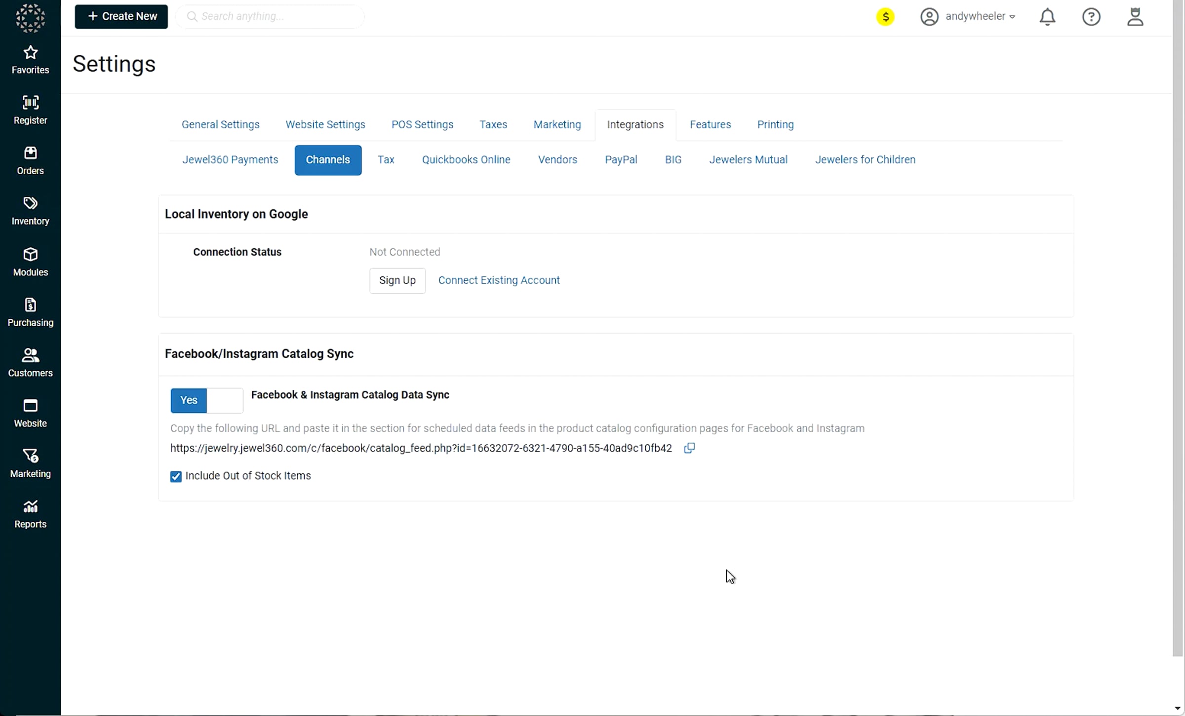 Jewelers for Children Round-Up Donations Setup
