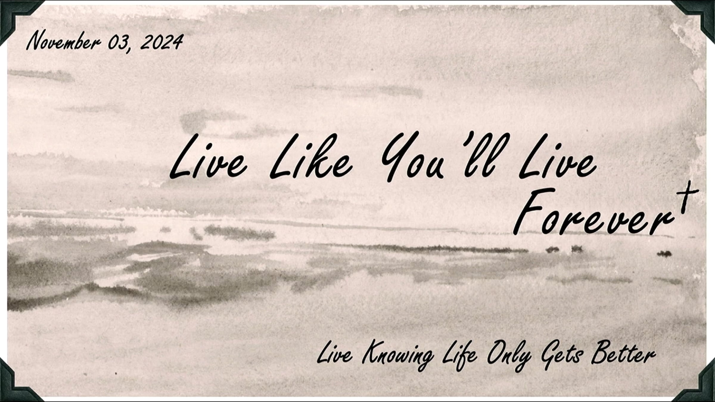 All Saints Sunday: November 3, 2024, Contemporary Service