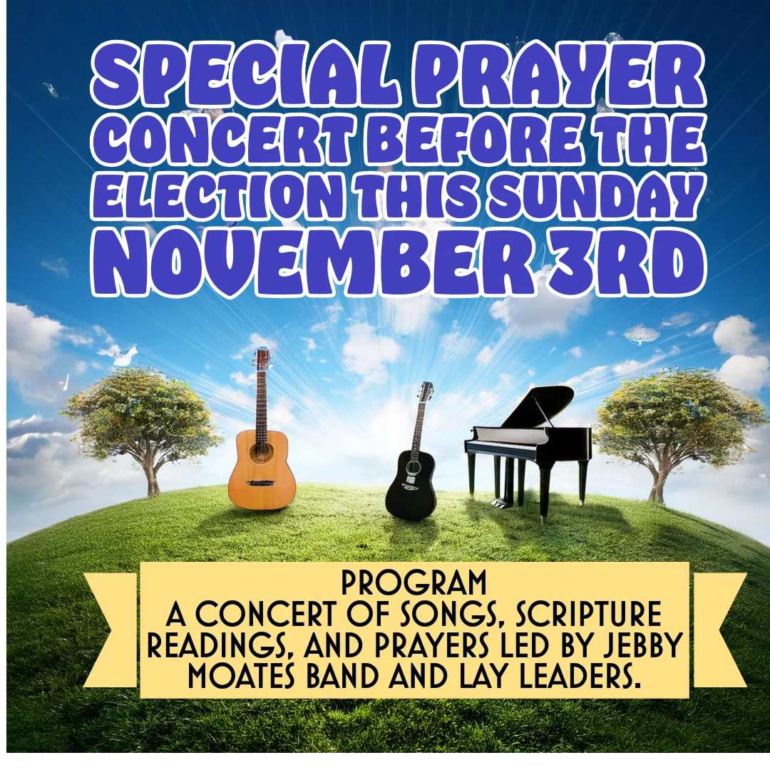 A CONCERT OF SONGS, SCRIPTURE READINGS, AND PRAYERS LED BY JEBBY MOATES ...