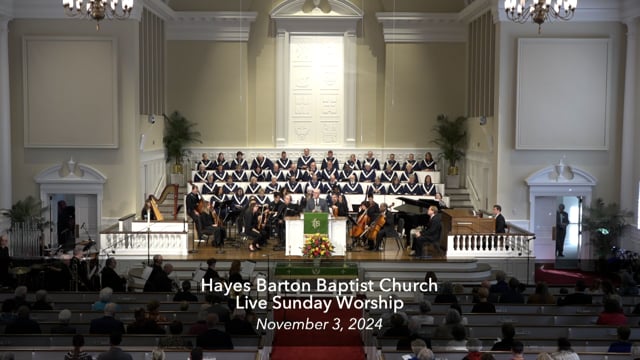 Worship With Us - Hayes Barton Baptist Church