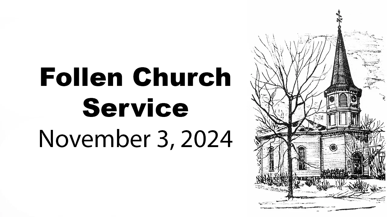 Follen Church Service 11.3.24
