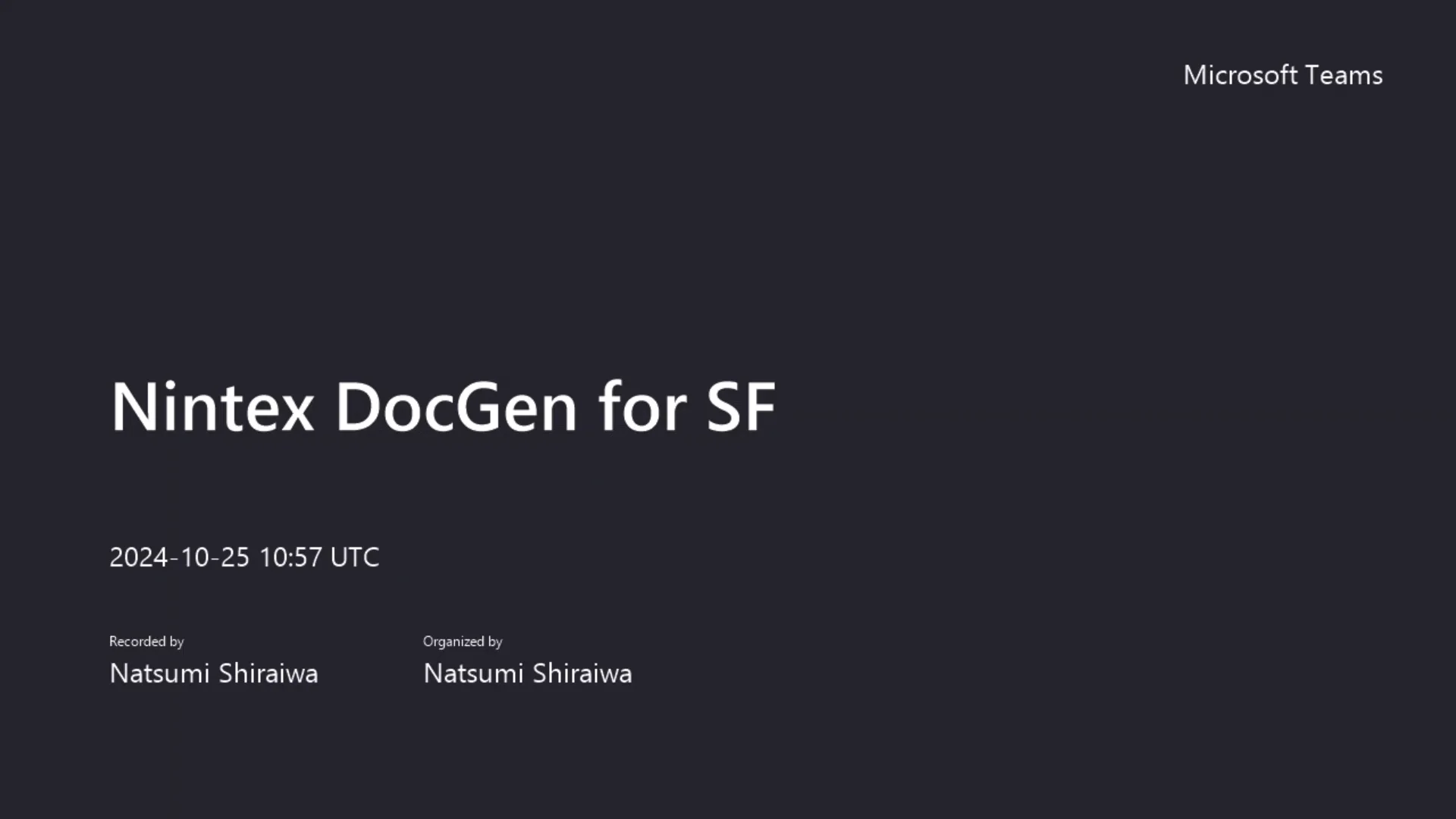 Look how quick document generation is in Salesforce with Nintex DocGen