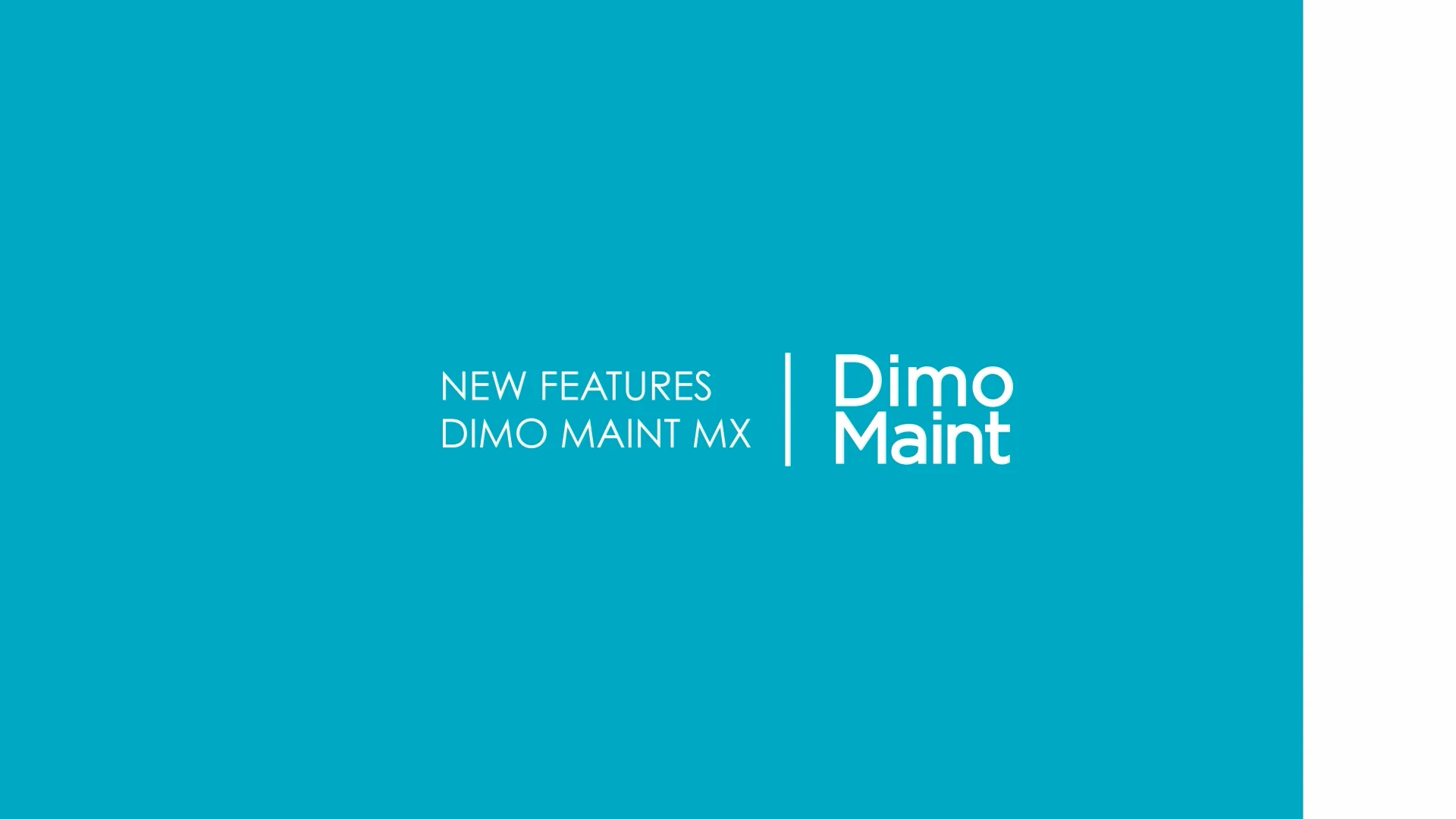 [1 – PRODUCT]: New features DIMO Maint MX R50