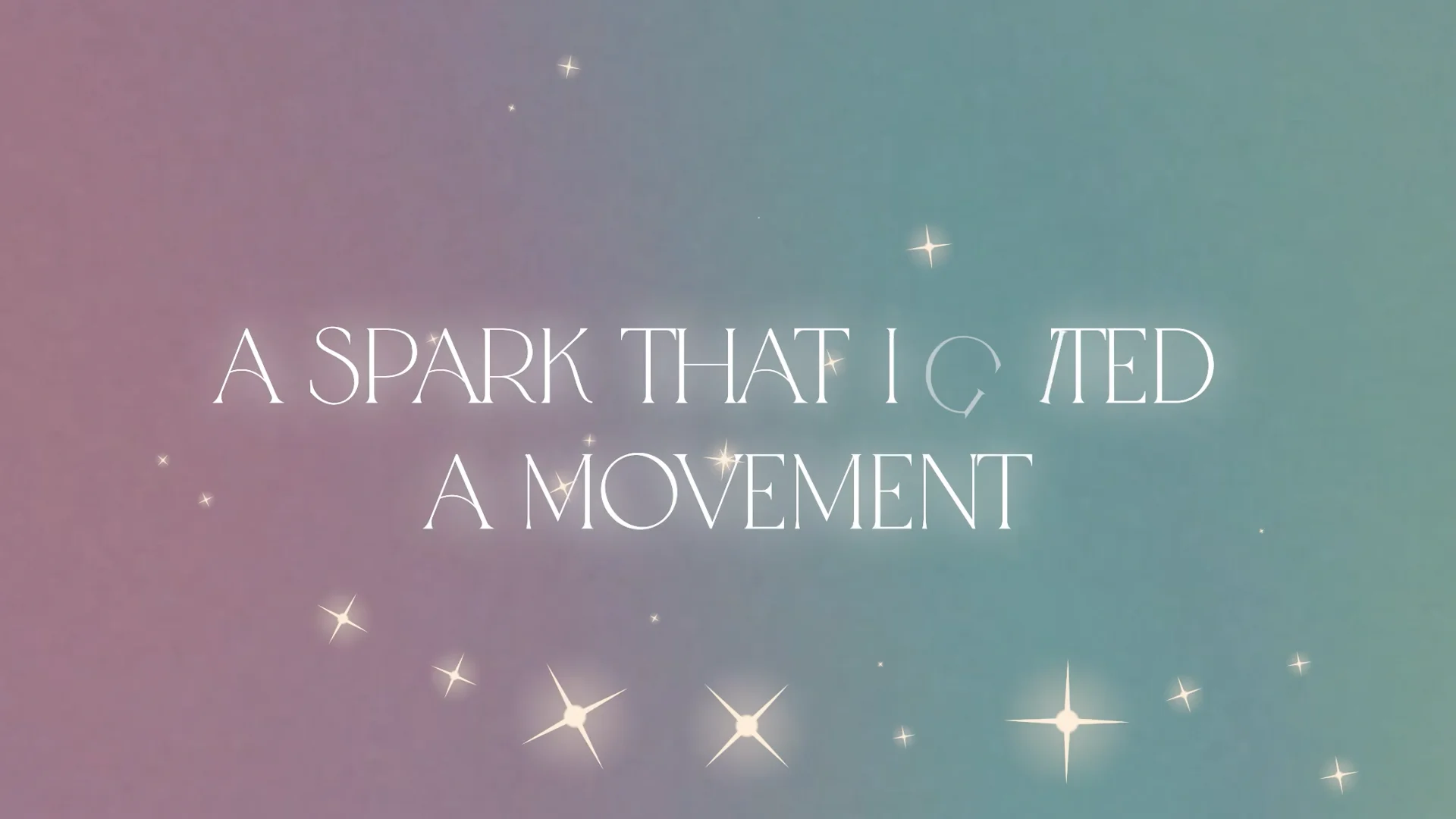 You Can Be the Spark