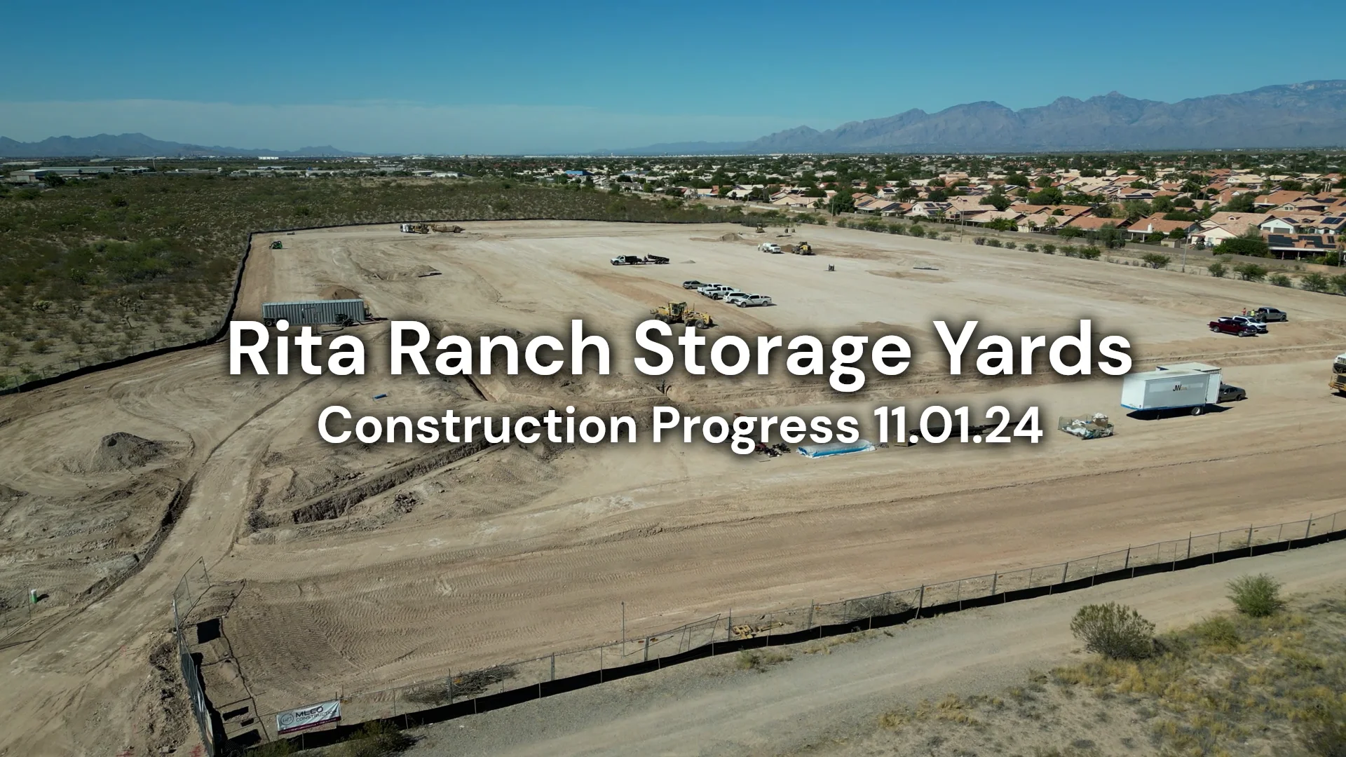 MLCO Rita Ranch Storage Yards Progress 11.01.24