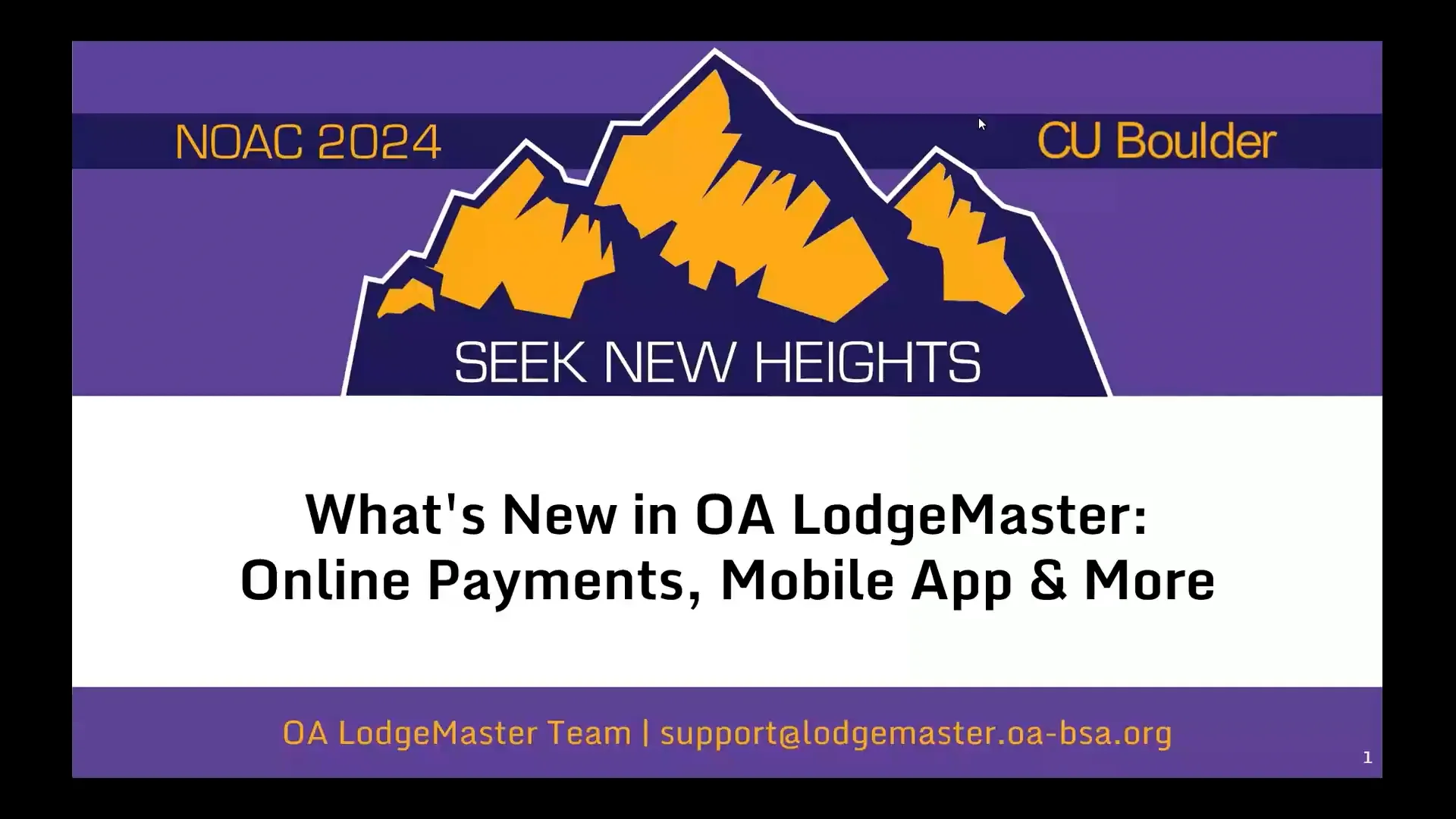 What's New in OA LodgeMaster: Online Payments, Mobile App & More [NOAC ...