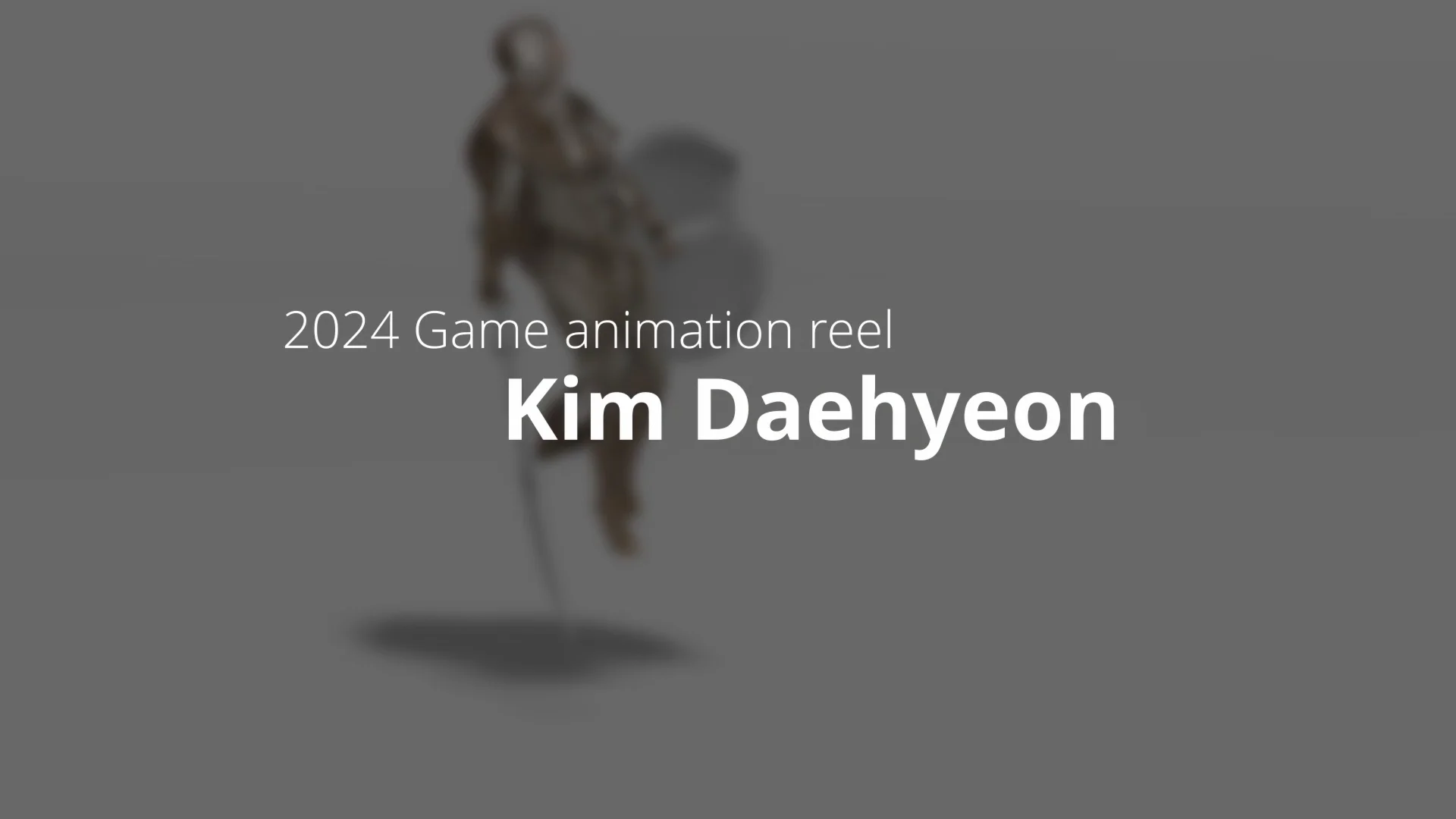 Kim Daehyeon_Game animation Demo reel