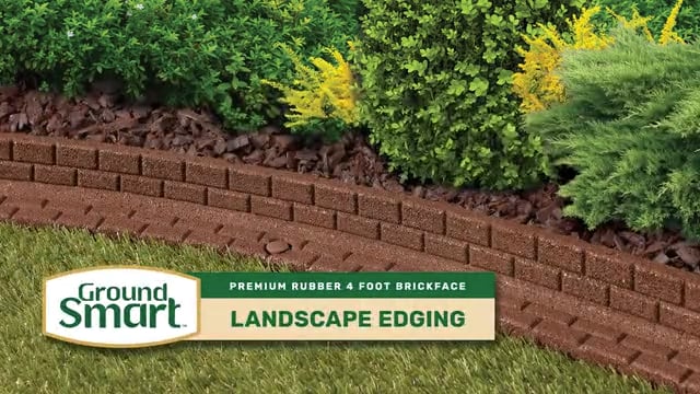 Rubber Landscape Edging - Ground Smart Rubber Mulch