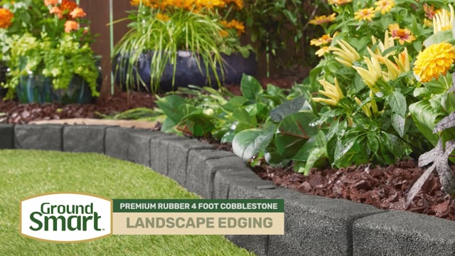 Rubber Landscape Edging - Ground Smart Rubber Mulch