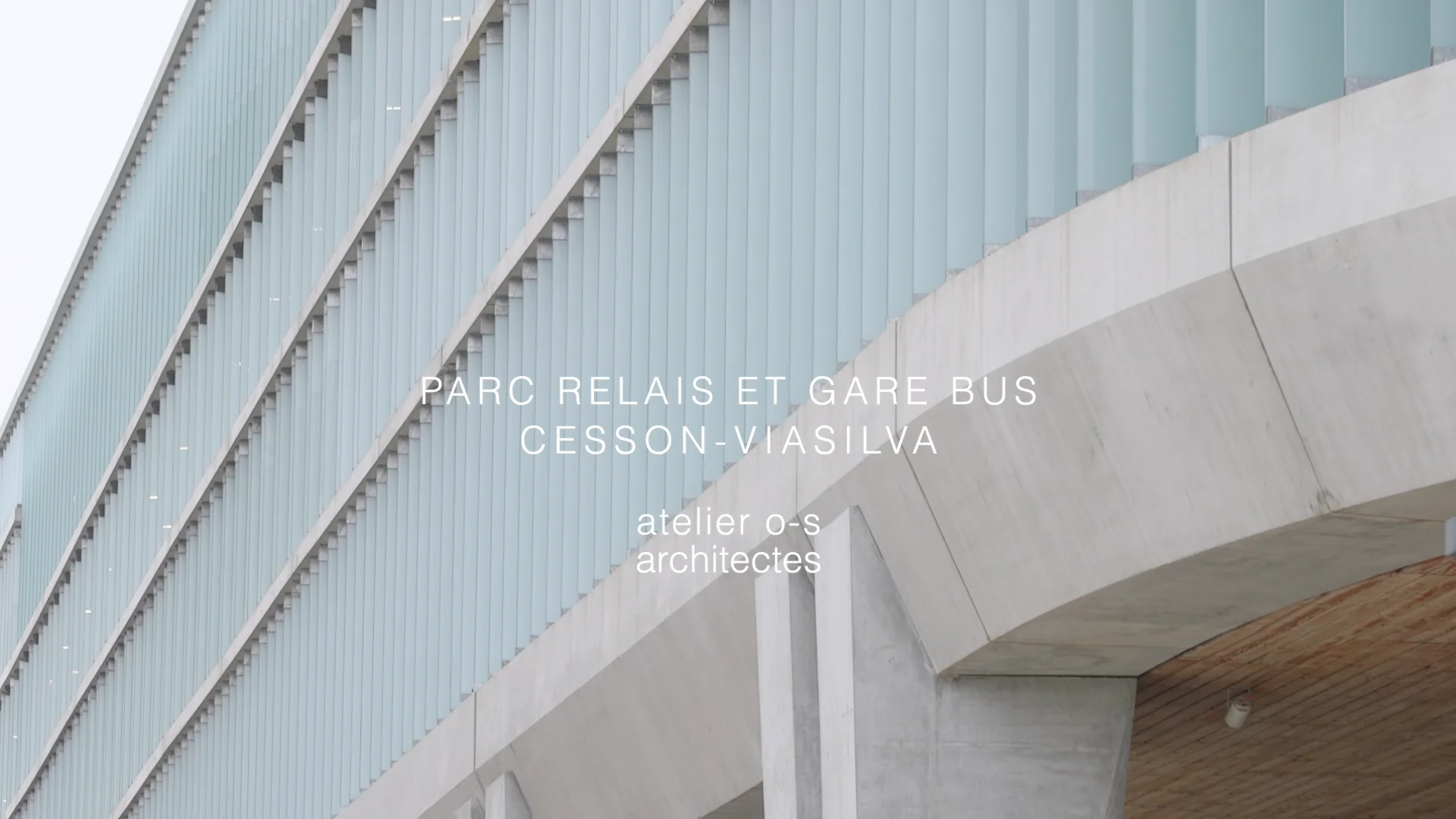 Parc relais et gare bus Cesson-Viasilva, Rennes, o-s architectes