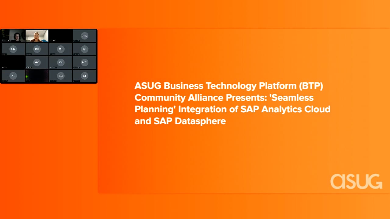 ASUG On-Demand Webcasts - ASUG