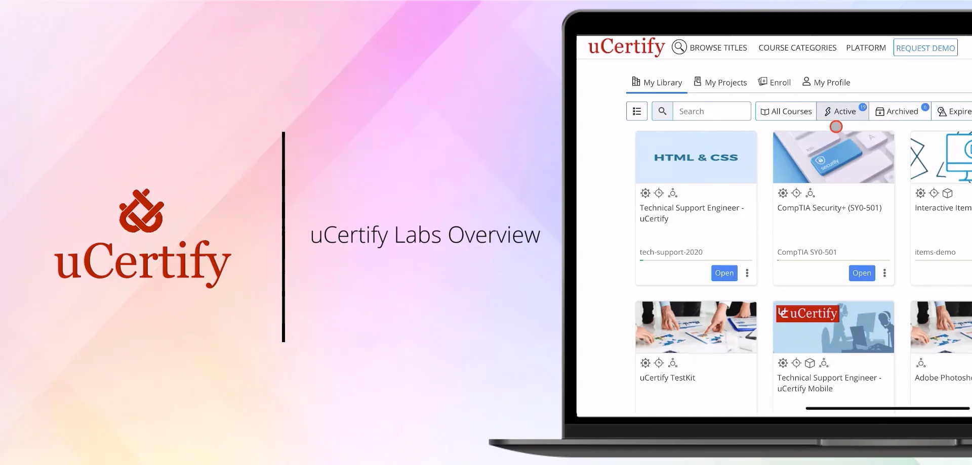 Overview of uCertify Labs